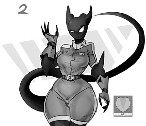 Rule 34 Black Body Curvy Demon Horns Monty Nsfw Monty Smug Source Request Tagme 13451045