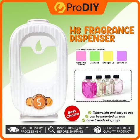 H8 Rechargeable Fragrance Diffuser Air Freshener Aromatherapy Diffuser
