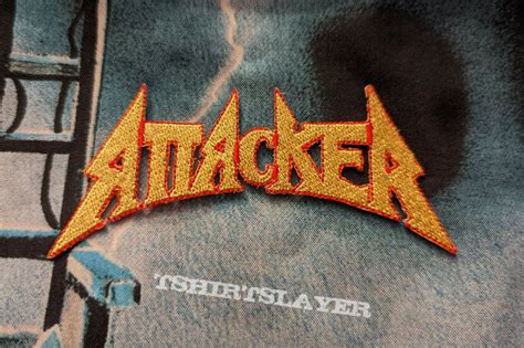 Attacker Embroidered Logo Patch Tshirtslayer Tshirt And Battlejacket Gallery