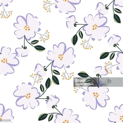 네이티브 꽃에 유행 귀여운 패턴 직물 직물 표지 배경 화면 인쇄 선물 포장 또는 어떤 목적을위한 꽃 원활한 배경 0명에 대한 스톡 벡터 아트 및 기타 이미지 Istock
