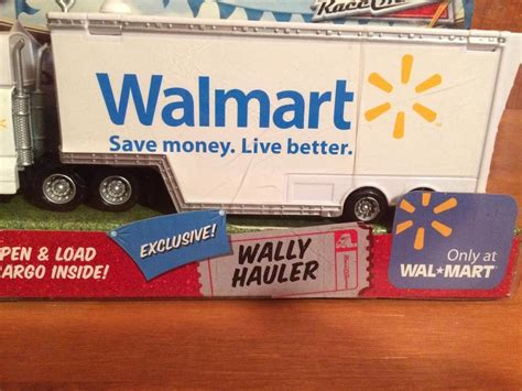 Wally Hauler Pixar Cars Walmart Exclusive Toy Truck Play Set Never