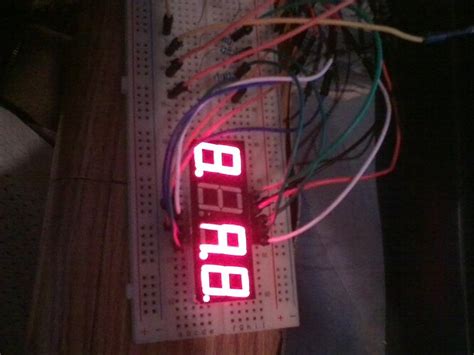 Determining Wiring For 4 Digit 8 Segment Led Display General