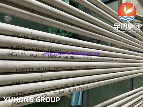 ASTM A312 TP304 Stainless Steel Seamless Pipe Pickled And Annealed