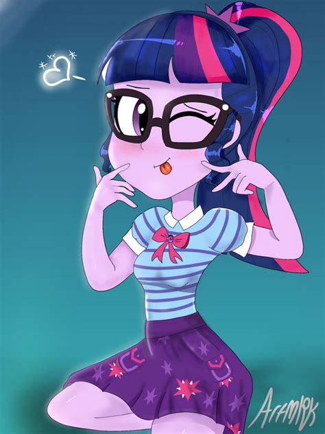 This Cute Nerd Sci Twi By Artmlpk On Deviantart