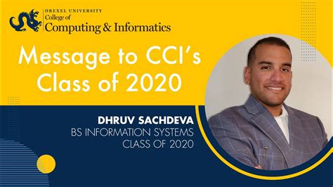 Dhruv Sachdevas Message To The Class Of 2020 Youtube