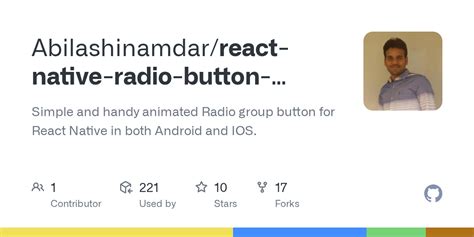 Github Abilashinamdarreact Native Radio Button Group Simple And Handy Animated Radio Group