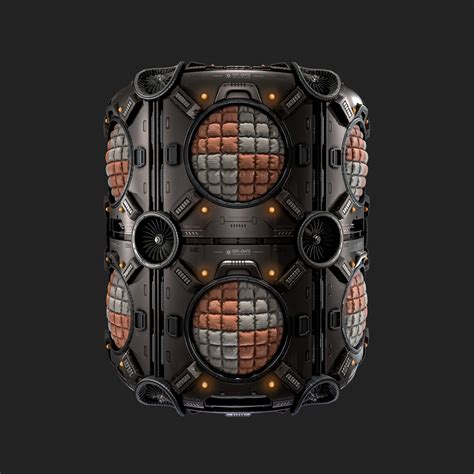 Artstation 10 Sci Fi Padded Wall Materials Game Assets