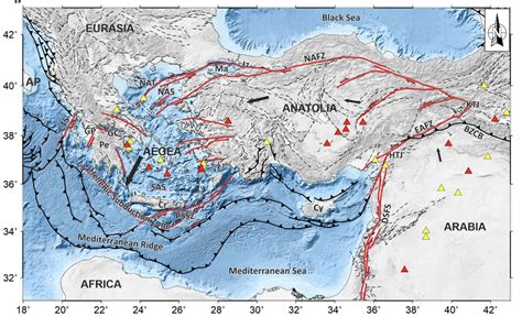 Thrust Fault Map