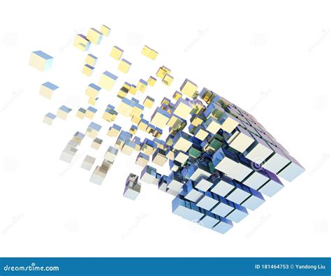 Cube Digital Technology And Programming Data Transmission And Storage Intelligent Programs