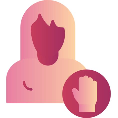 Stop Violence Generic Flat Gradient Icon