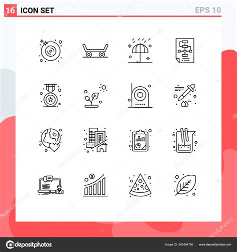 Modern Set Outlines Symbols Badge Strategy Thanksgiving Process Corporate Editable Stock Vector