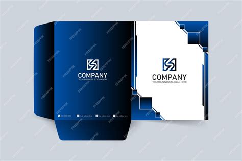 Premium Vector Official Paper Document Presentation Folder Design