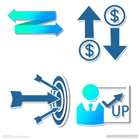 上升箭头上涨指标图标向上ppt设计图 其他图标 标志图标 设计图库 昵图网