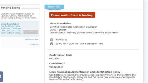 Unable To Start By Ckad Exam — Linux Foundation Forums