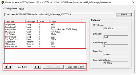 Flexicapture 12 プロジェクトのエクスポート設定で Tiff 形式で出力した Tiff ファイルの Tiff タグ構成について Help Center