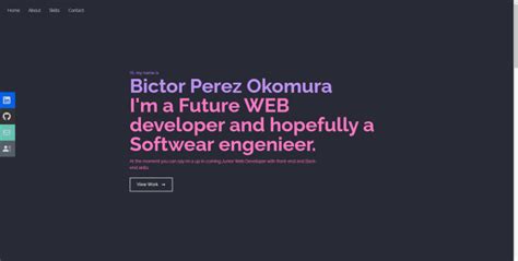 Make A Portfolio Using Html Css And Javascript By Bictorperez Fiverr