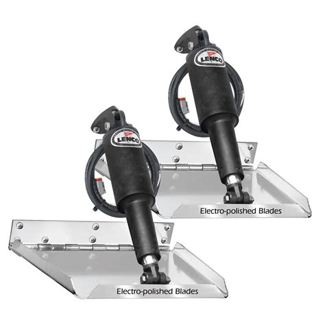 Lenco 12 X 9 Standard Performance Trim Tab Kit Wo Switch Kit 12v
