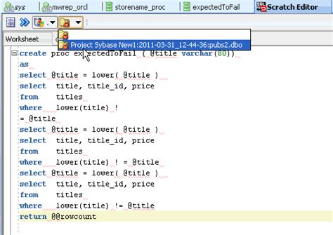 Migrating A Sybase Database To Oracle Database 11g