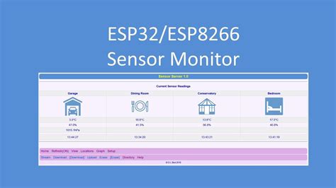 Tech Note 088 Esp328266 Sensor Monitor Youtube