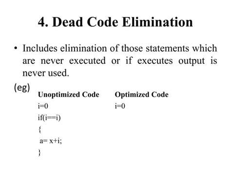 Principal Sources Of Optimization In Compiler Design Pptx