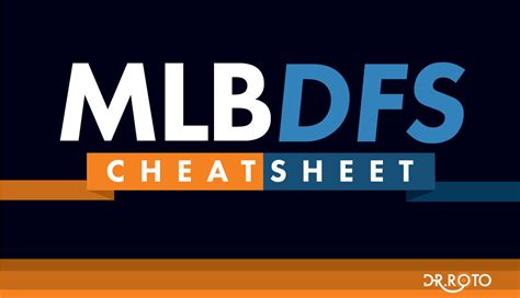 Mlb Dfs Cheat Sheet Best Draftkings Fanduel Plays 8 29