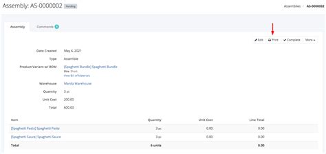 Print Duplicate Void Or Delete An Assembly Smarter Sales And Inventory Management Zayls