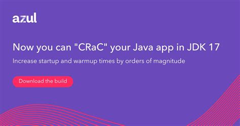 Azul On Linkedin Java Crac