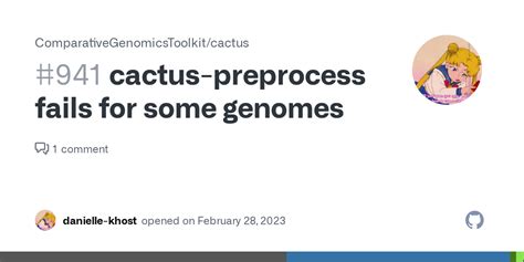 Cactus Preprocess Fails For Some Genomes · Issue 941