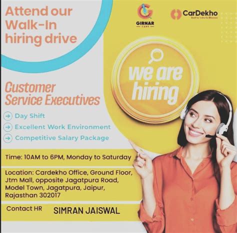 Simran Jaiswal On Linkedin Were Hiring Join Our Walk In Interview 🚨 We Have Exciting