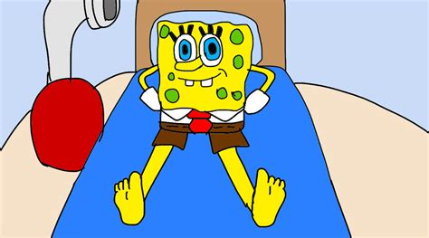 Spongebob Is Relaxing Barefoot In His Bed By Andrealovessouthpark On