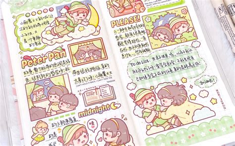 小麻薯新品丨小飞侠weeks手帐排版💕哔哩哔哩bilibili