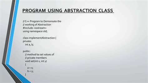 Abstraction Pptx