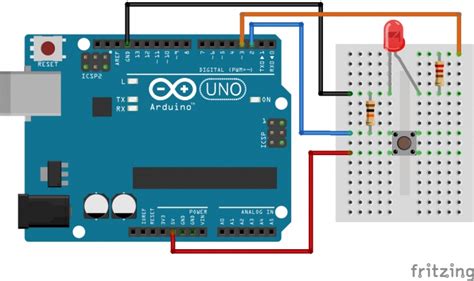 Gambar01 Rangkaianled On Off Dengan Tombol