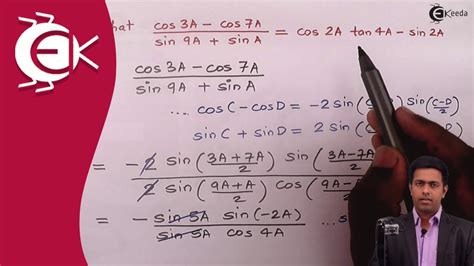 Factorization And Defactorization Formulae Problem 4 Diploma Engineering Mathematics 1 Youtube