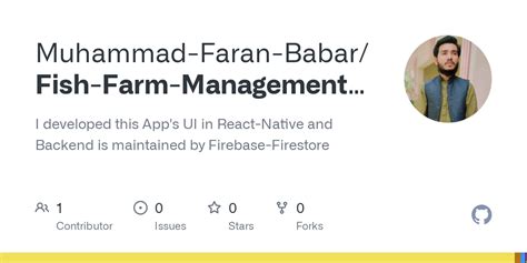 GitHub Muhammad Faran Babar Fish Farm Management System I Developed