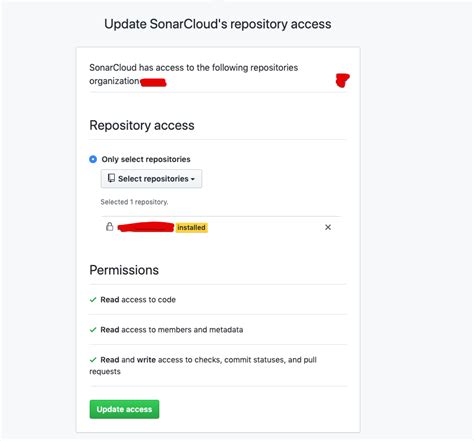 Cant Add My Organizations Private Repository To Sonarcloud Sonarqube Cloud Sonar Community