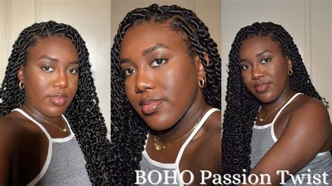Diy Boho Passion Twist Tutorial Easy Step By Step Youtube
