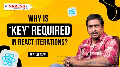 Why Is ‘key Required In React Iterations Reactjs Interview Faq Explained Naresh It Youtube