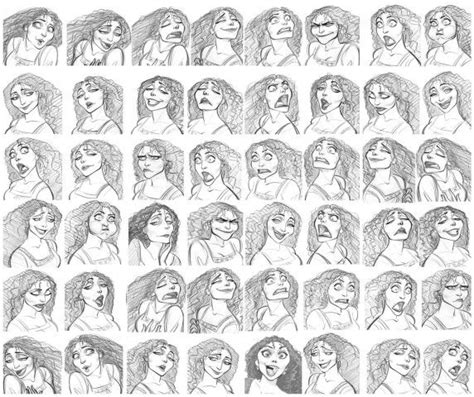 Expressions Disney Concept Art Disney Expressions Expression Sheet