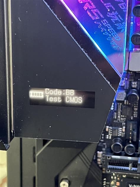 asus strix trx40 e gaming memory boot code b8 test cmos r asus