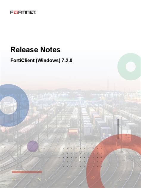 Forticlient 7 2 0 Windows Release Notes Pdf Virtual Private Network Microsoft Windows