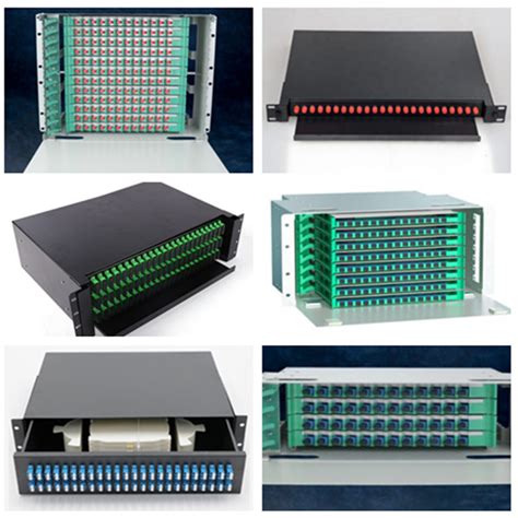 Ftth Core Sc Fc St Lc Rack Mount Splicing Fiber Optic Patch