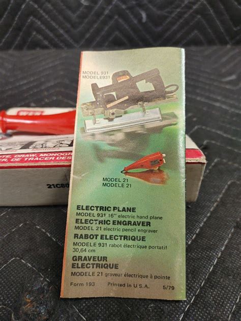 Wen Electric Pencil Engraver Model 21 Etching Engraving Tool Vintage N Ineedths