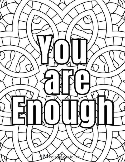 9 Free Printable Mental Health Coloring Pages For Mindfulness And Stress