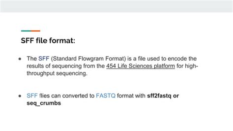 Ngs File Formats Pptx