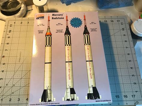 Horizon Models 1 72 Spacecraft Series Part 2 Mercury Redstone Scale Model Podcast