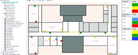 Fragment Of The Plan Of The Faculty Of Computing Showing Rooms With Download Scientific Diagram