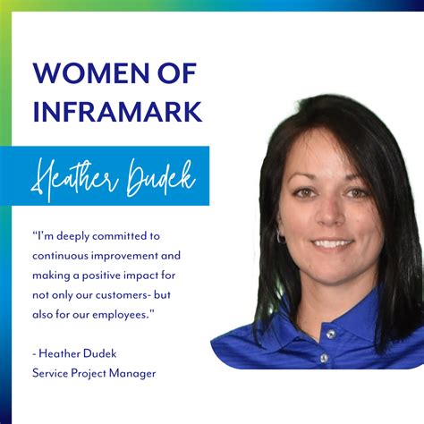 Women Of Inframark Heather Dudek Inframark