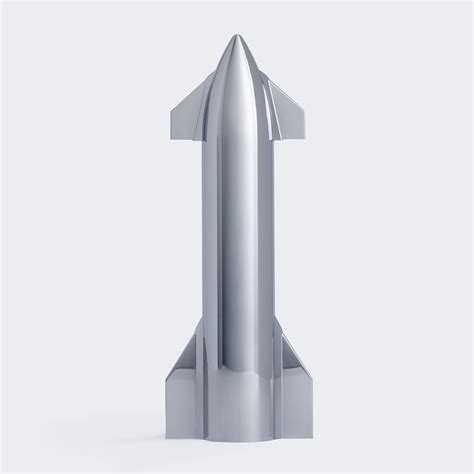 Starship Chrome Model Spacex Store
