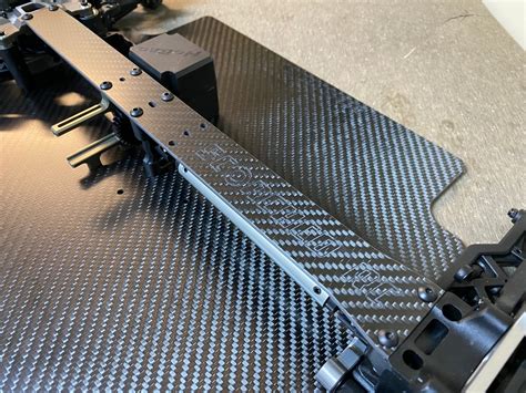 Carbon Fibre Chassis For Hobao 17th Vte2 Std Scorched Parts Rc
